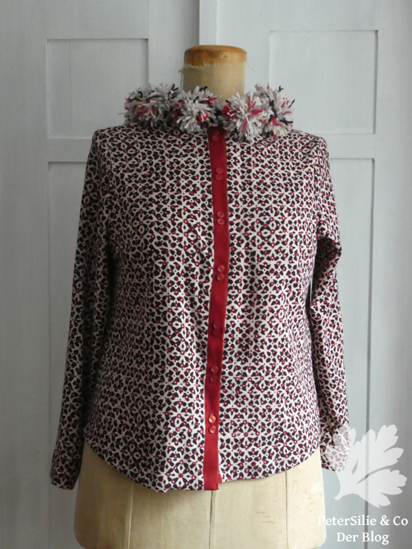 Ein echter Hürdenlauf-die Fertigstellung meiner Pompom-Bluse ...